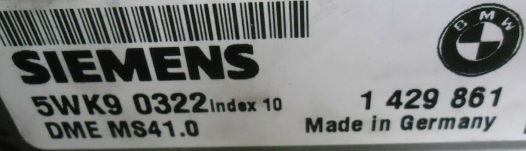 Plik wsad dme ms41.0 bez ews bmw E39 523i manual M52 1429861 5wk90322 full read immo off ews ...